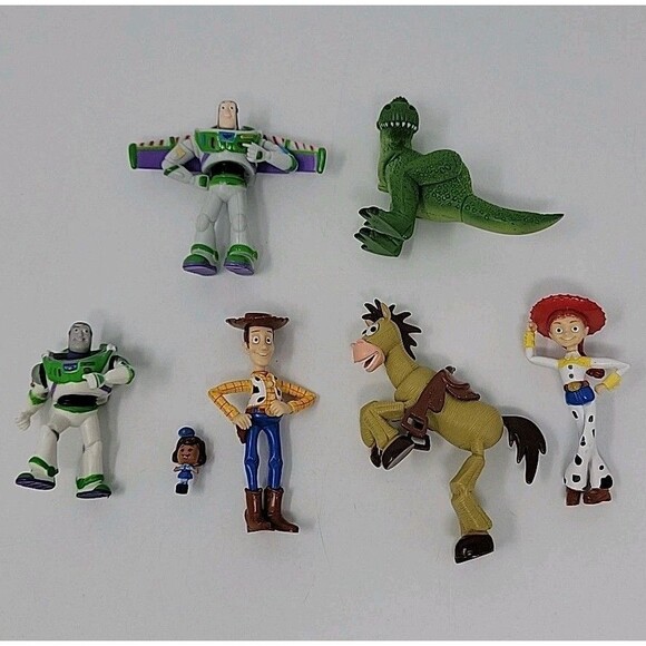 Toys | Toy Story Pvc Figure Lot Of 7 Toys Woody Jessie Buzz Lightyear ...
